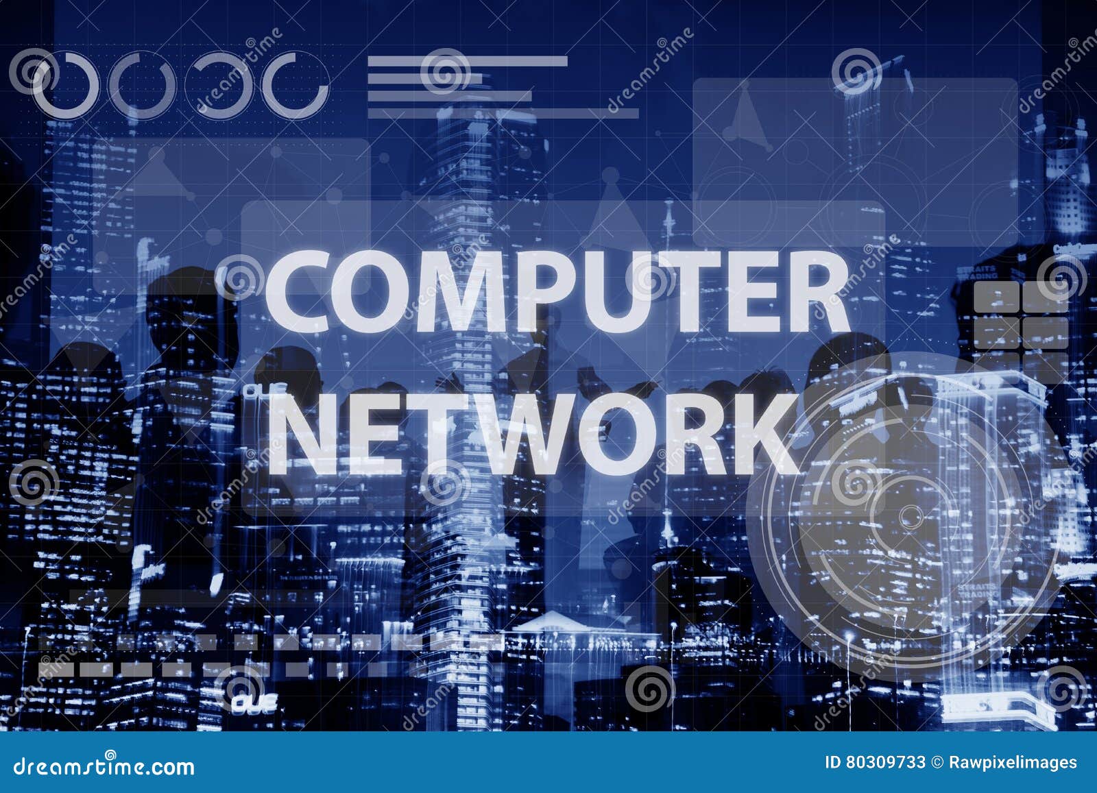 Computer Network Digital Connection Technology Concept Stock Image ...