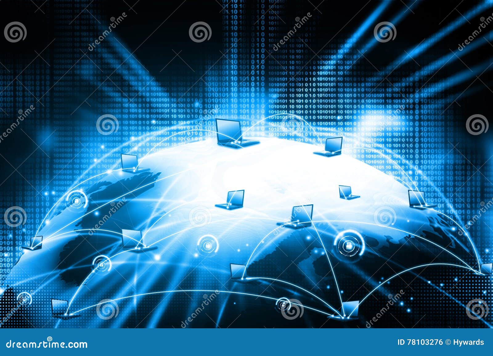 Computer network stock illustration. Illustration of connect - 78103276