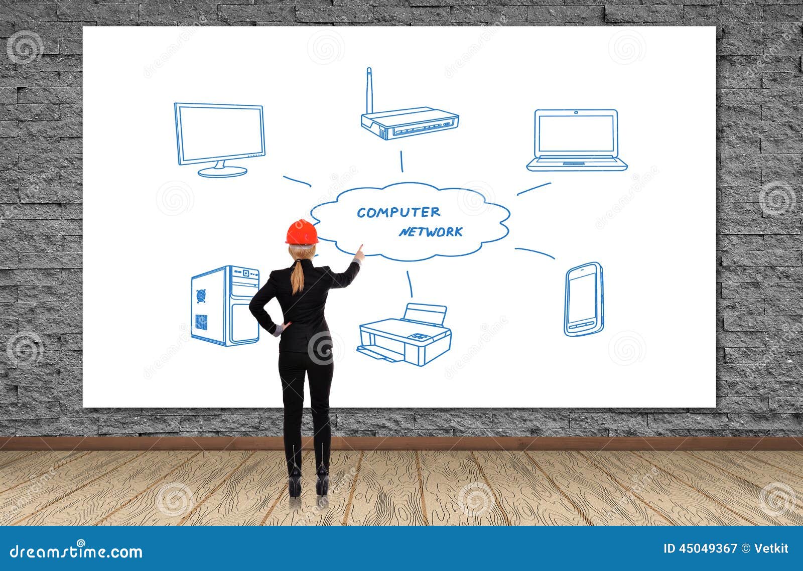 Computer network stock image. Image of communications - 45049367