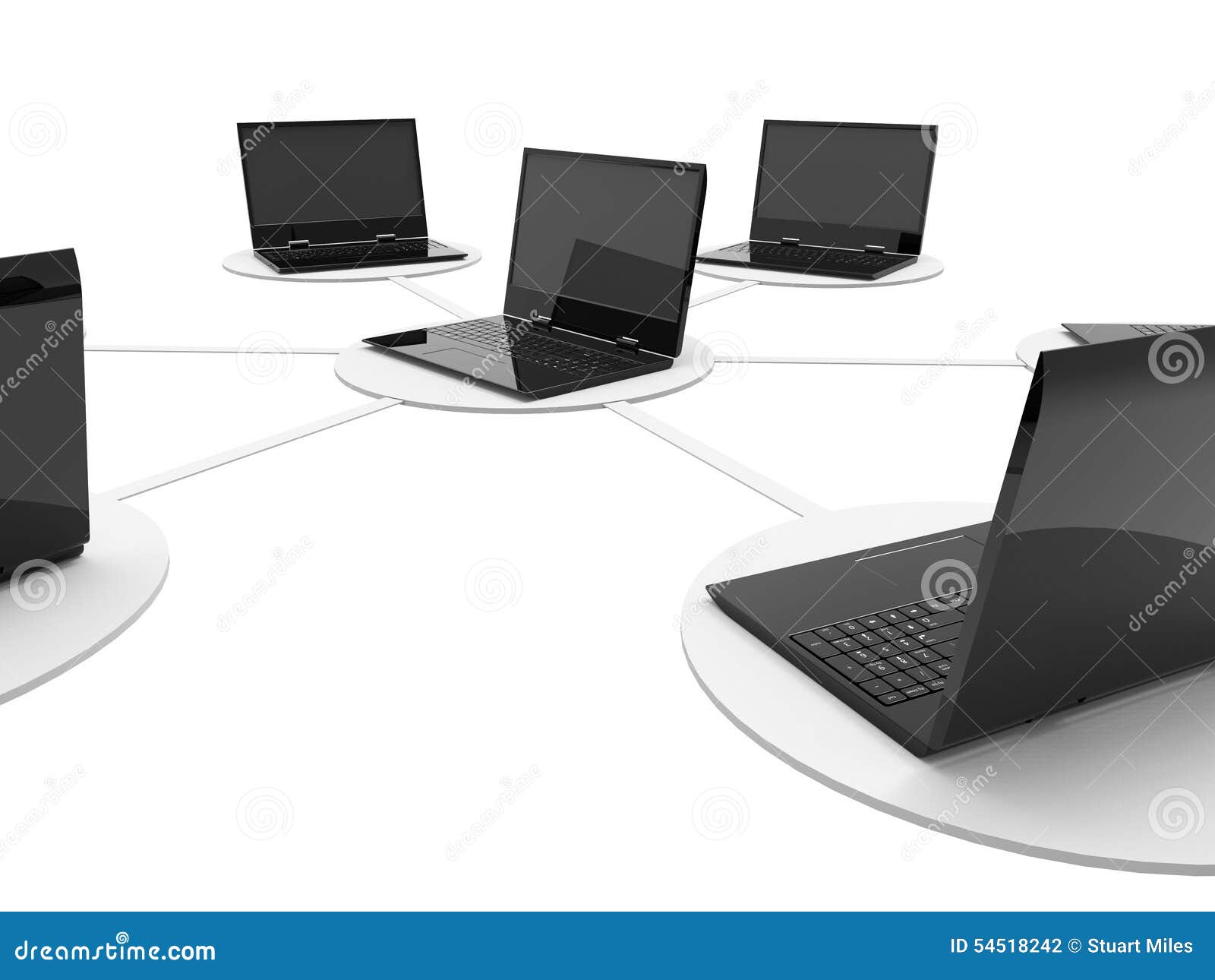 Computer Network Indicates Global Communications and Communicate Stock ...