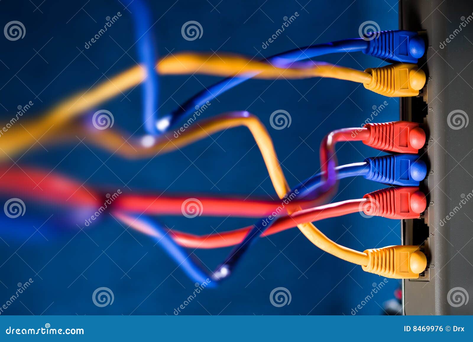 Computer Network and Internet Stock Photo - Image of computer, rj45 ...