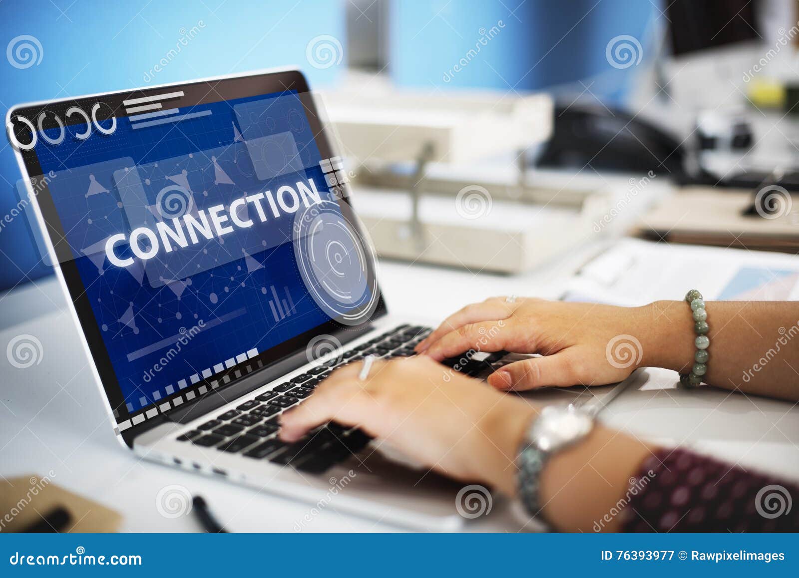 Computer Network Internet Connection Digital Concept Stock Image ...