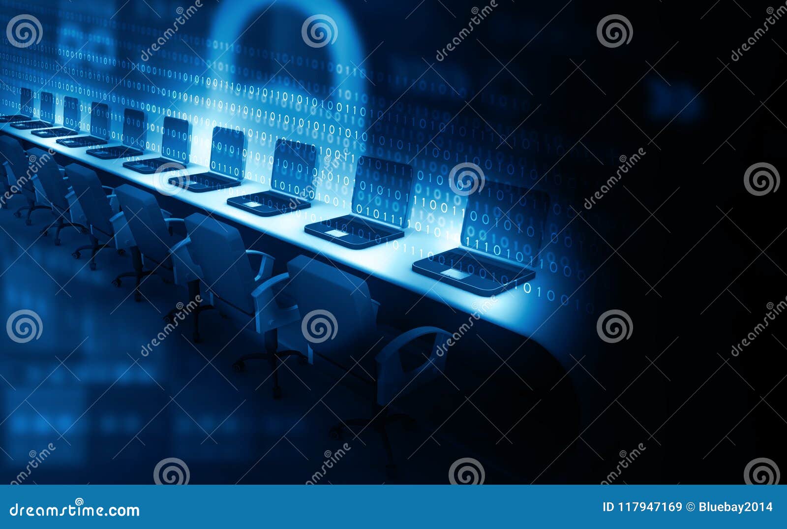 Computer Network and Internet Technology Stock Illustration ...
