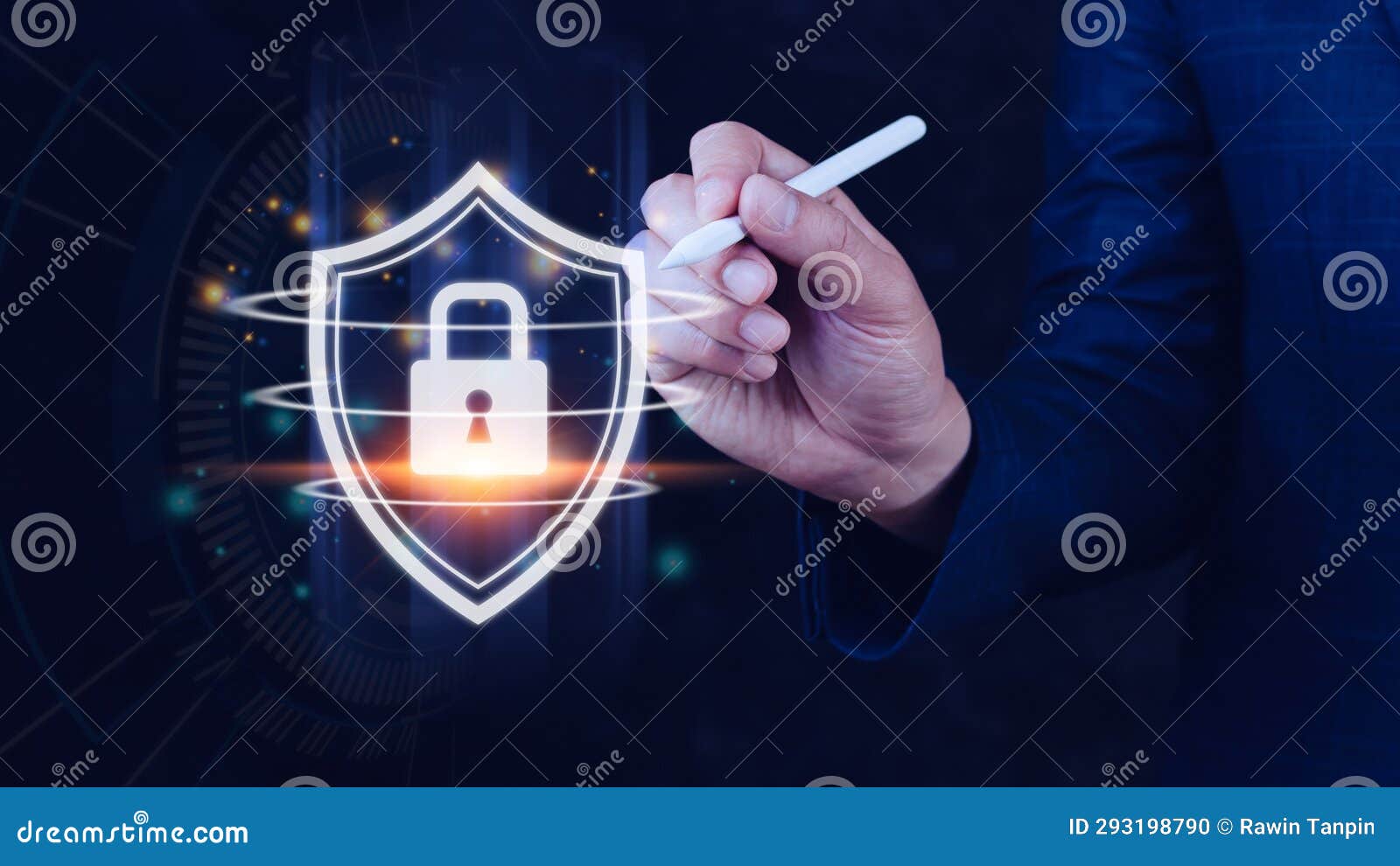 Computer Network Protection, Secure and Safe Your Data Concept ...