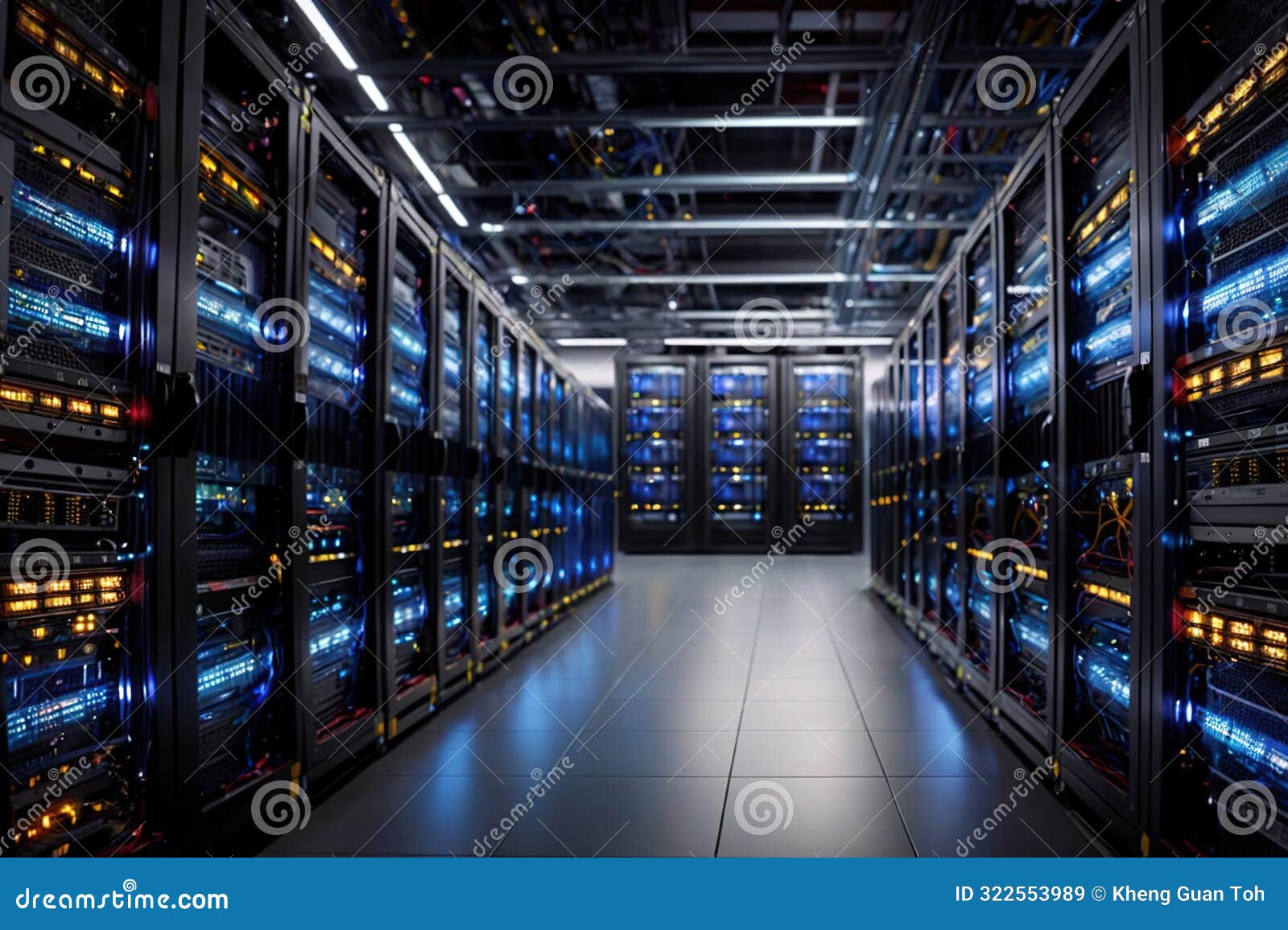 Computer Network Server Room, Data Communications Technology Wiring ...