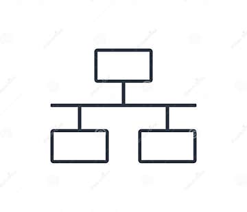 Computer Network Symbol. Concept of Seamless Communication and Data ...