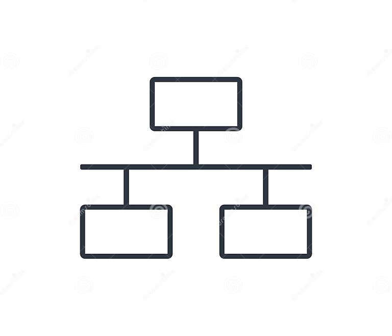 Computer Network Symbol. Concept of Seamless Communication and Data ...