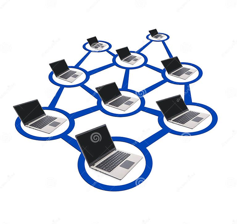 Computer Networking stock illustration. Illustration of isolated - 25197321
