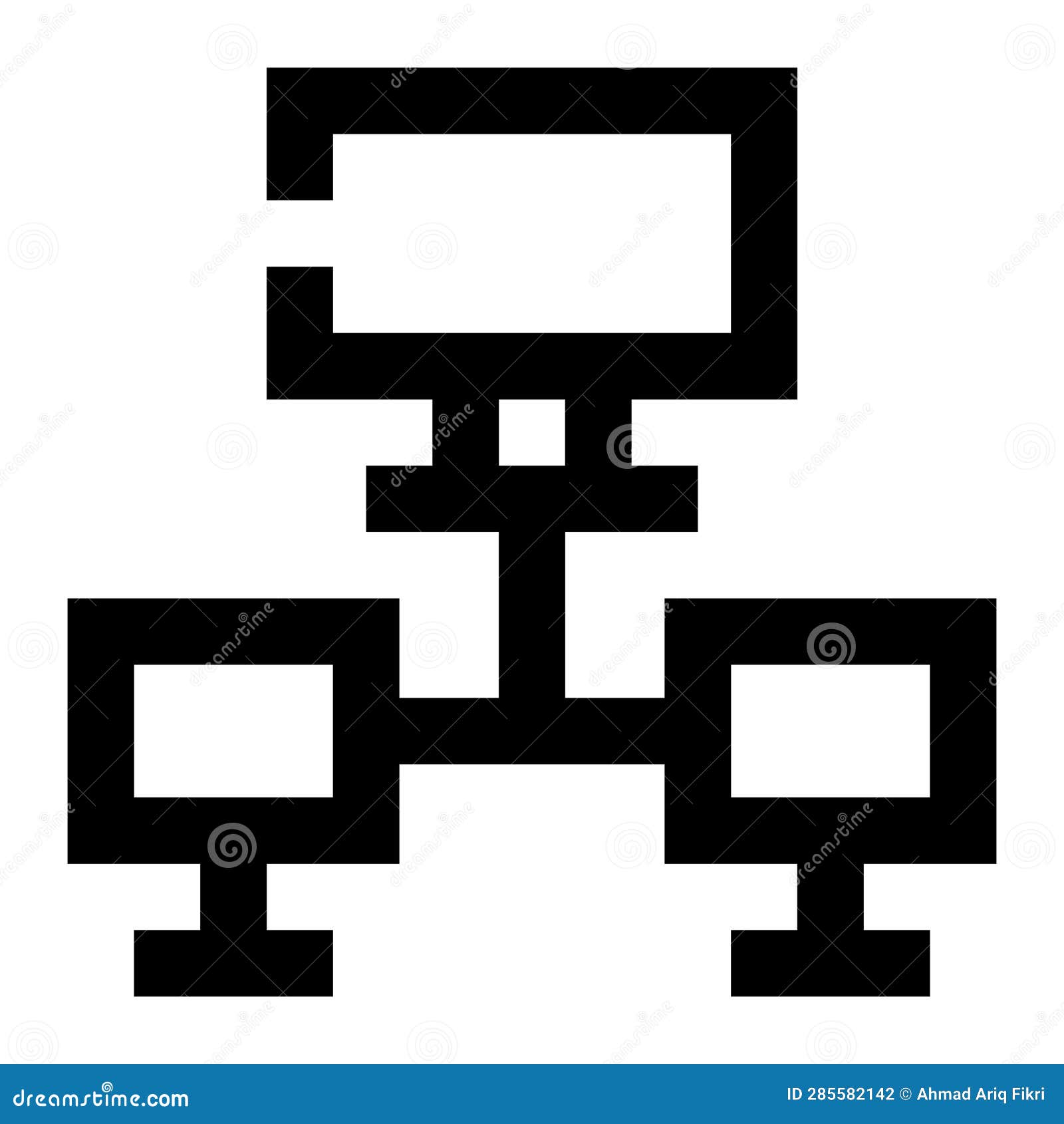 Computer Networking Icon. Internet Technology Concept Stock Vector ...