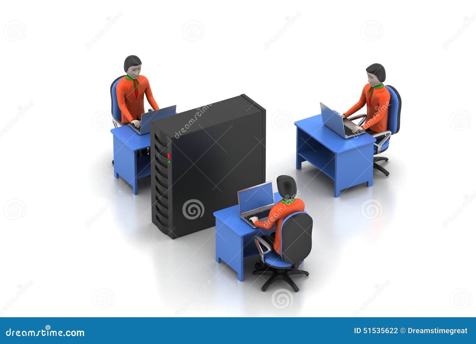 Computer Networking stock illustration. Illustration of global - 51535622