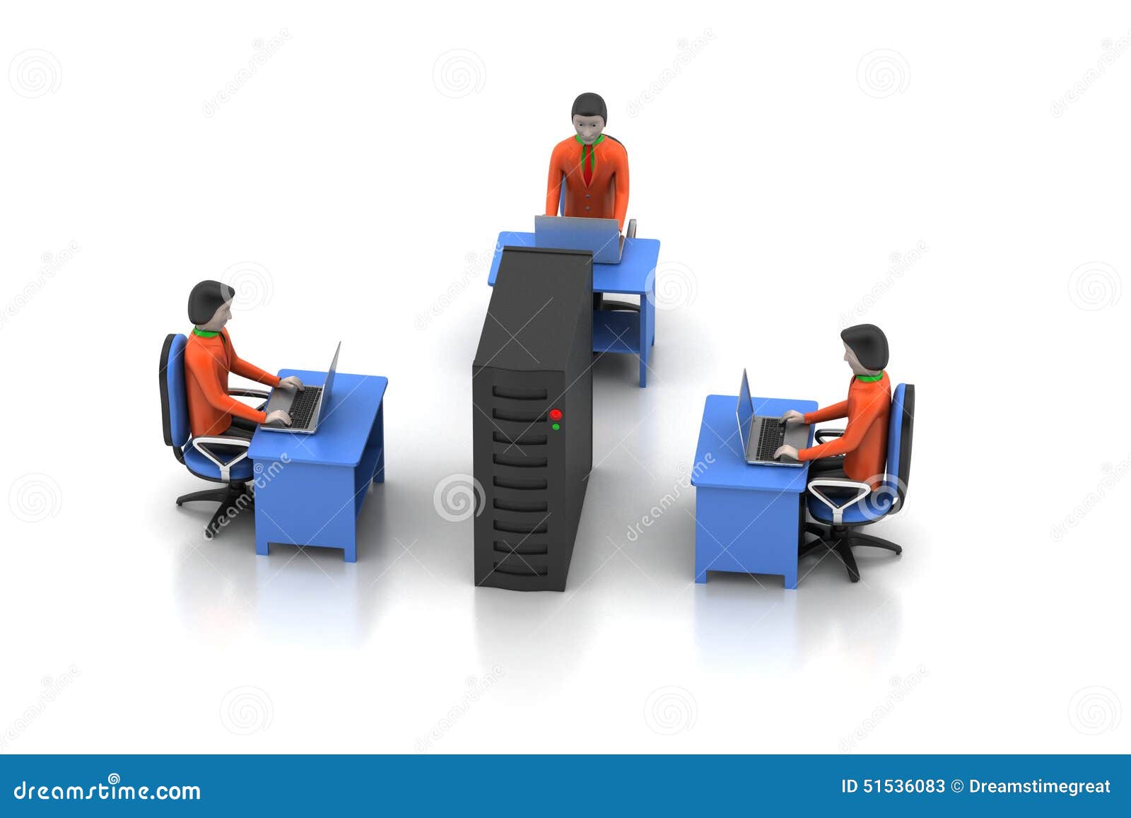 Computer Networking stock illustration. Illustration of link - 51536083