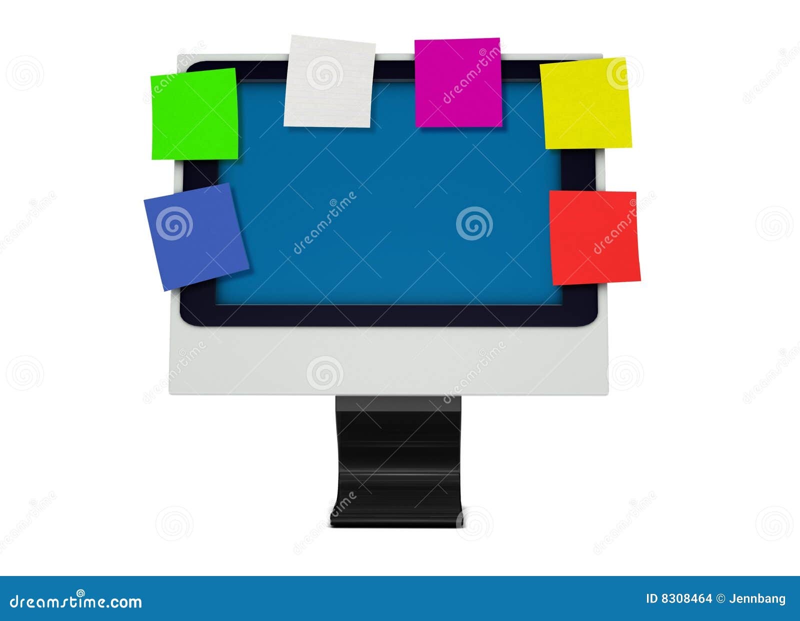 Computer note stock illustration. Illustration of computer - 8308464