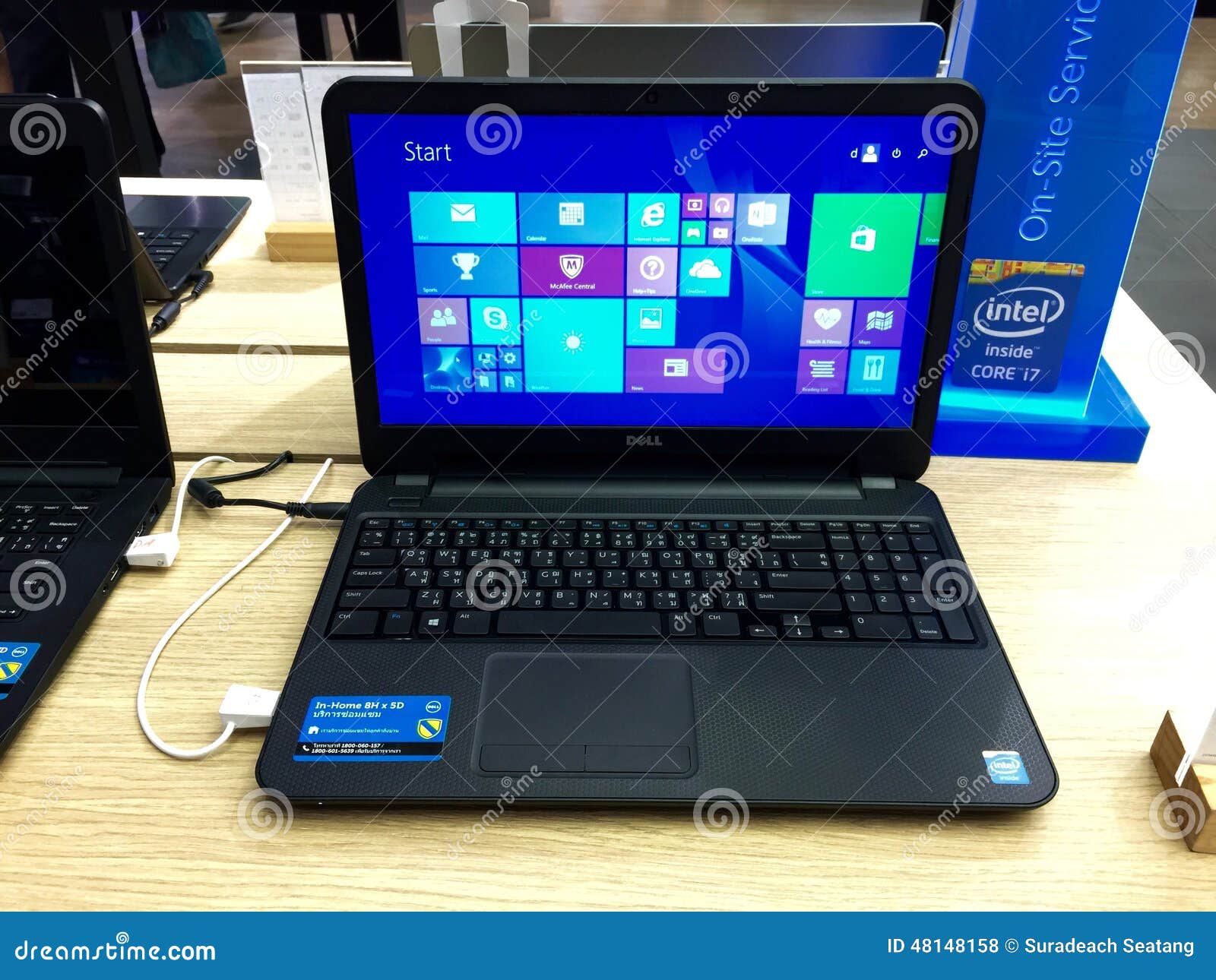 Computer Notebook on Display Editorial Stock Photo - Image of computer ...