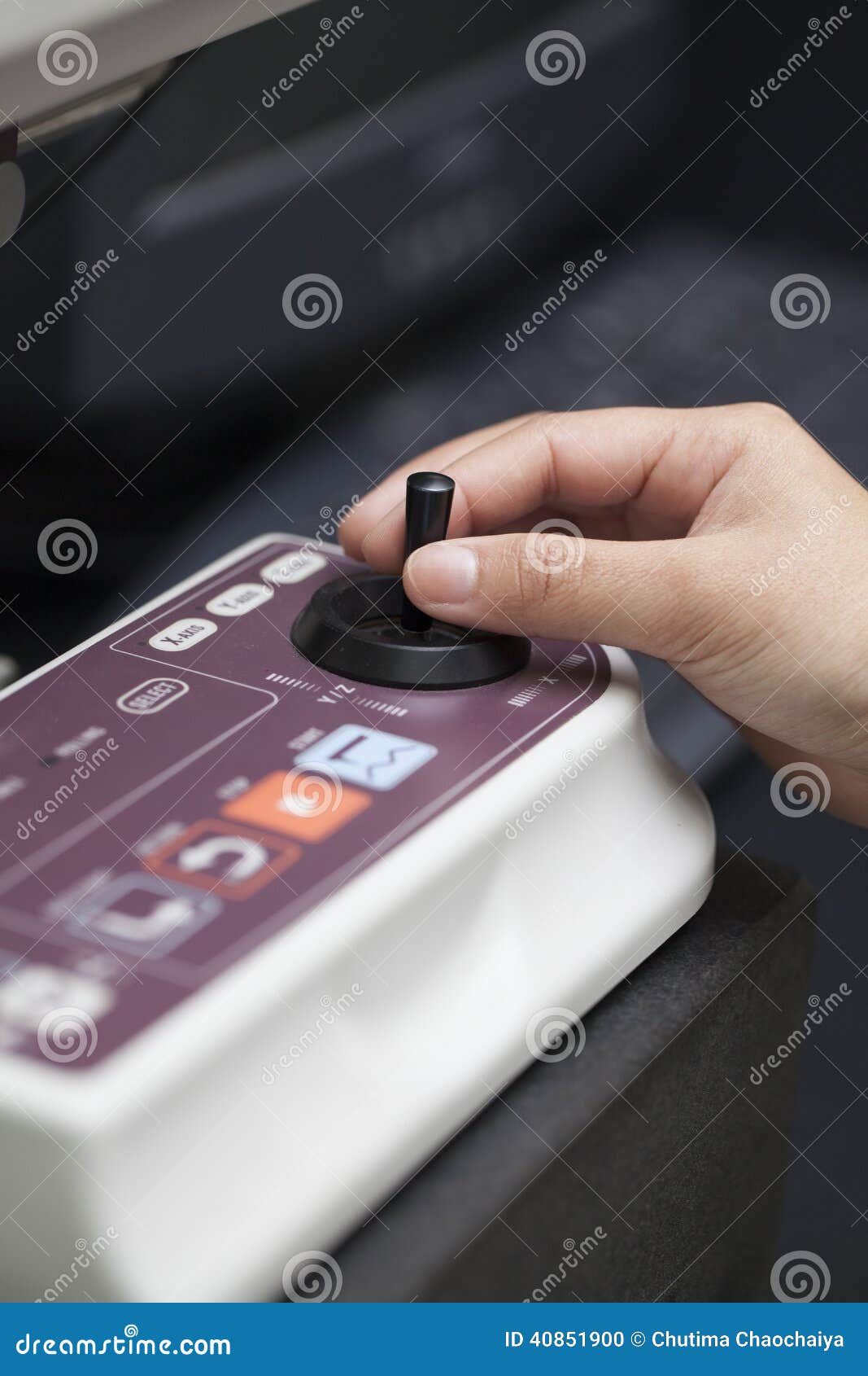 Computer Numerical Control (NC) Machine Stock Photo - Image of metallic ...