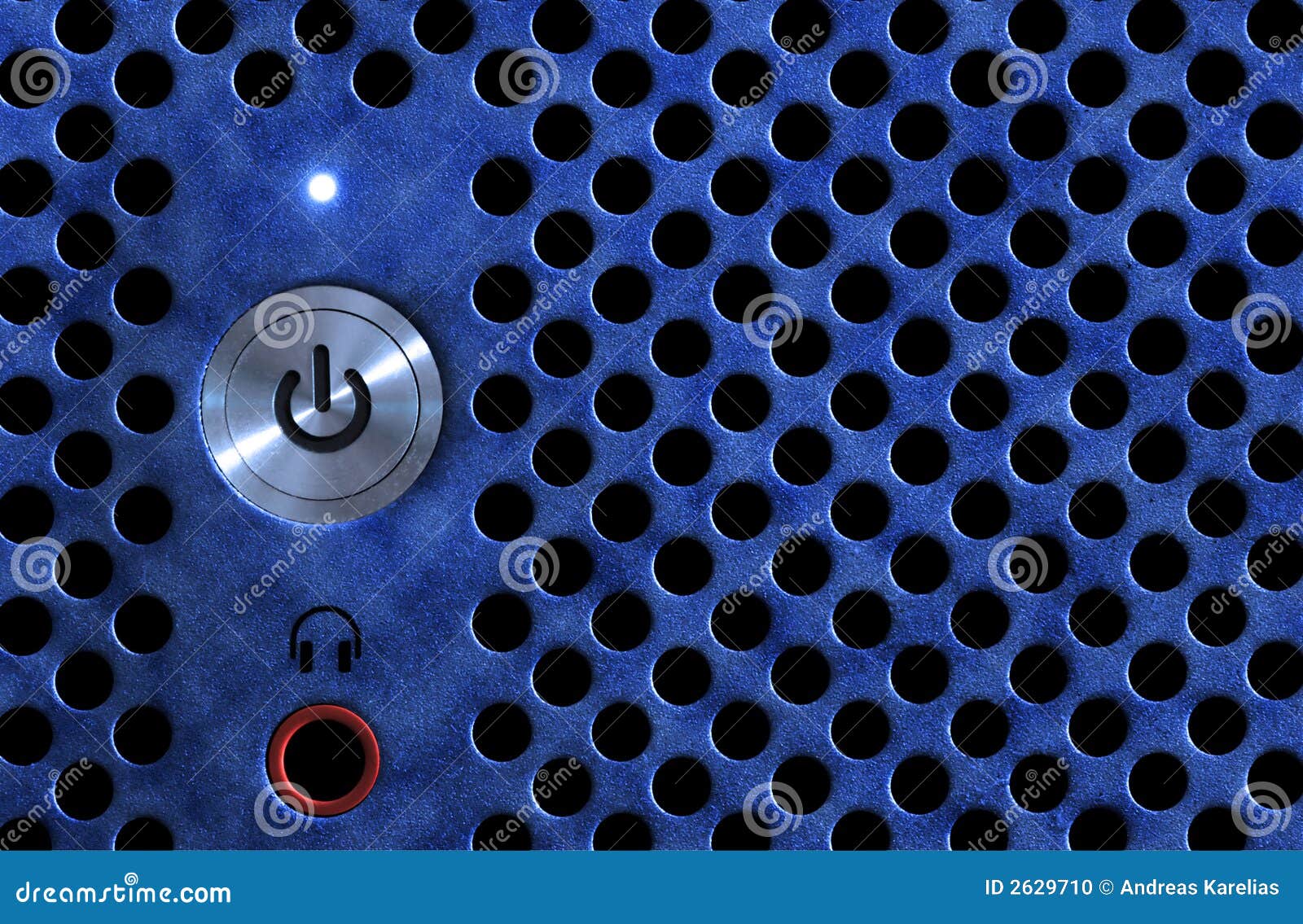 Computer on/off button stock photo. Image of front, button - 2629710