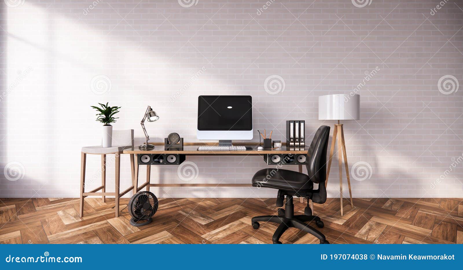 Brick Wall Office Desk Stock Illustrations – 3,219 Brick Wall Office ...