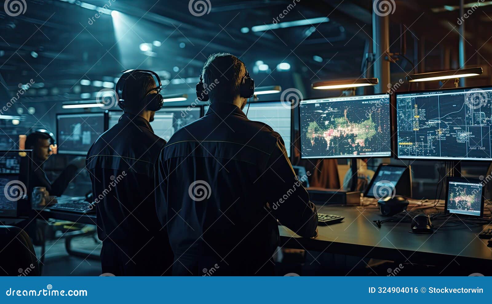 Computer oil rig data stock illustration. Illustration of interpreting ...