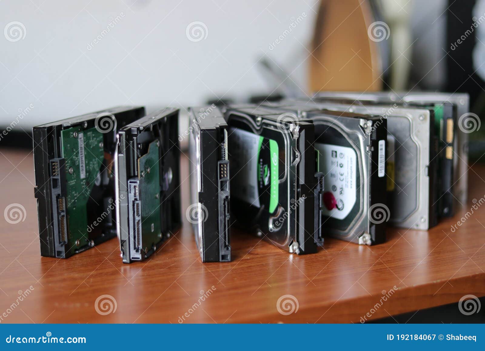Computer Old Hard Drive stock image. Image of device - 192184067