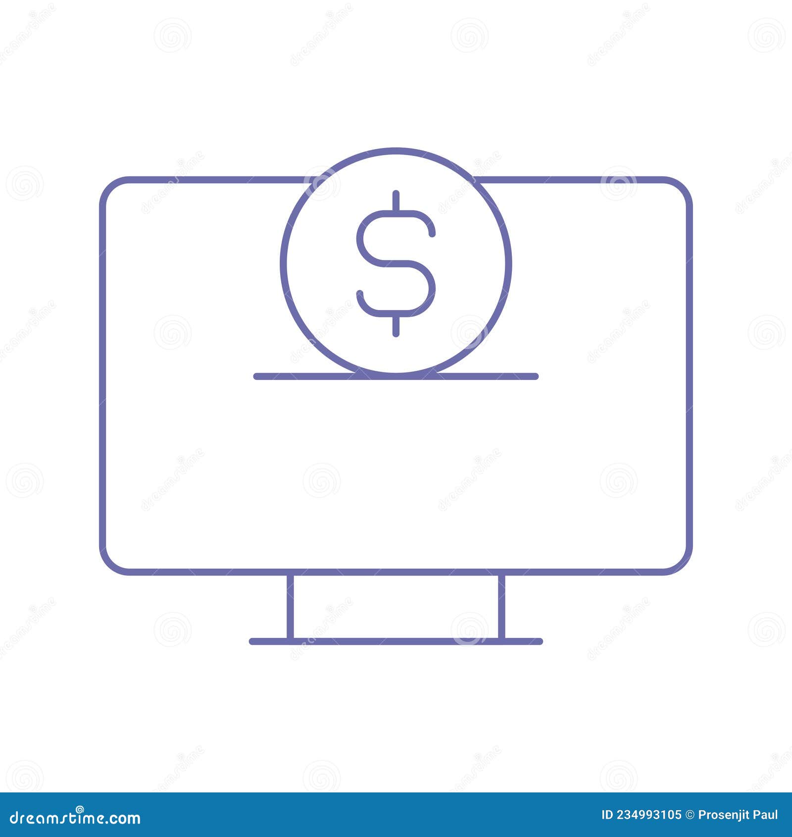 Computer Online Fund Collection Icon Vector Stock Vector - Illustration ...