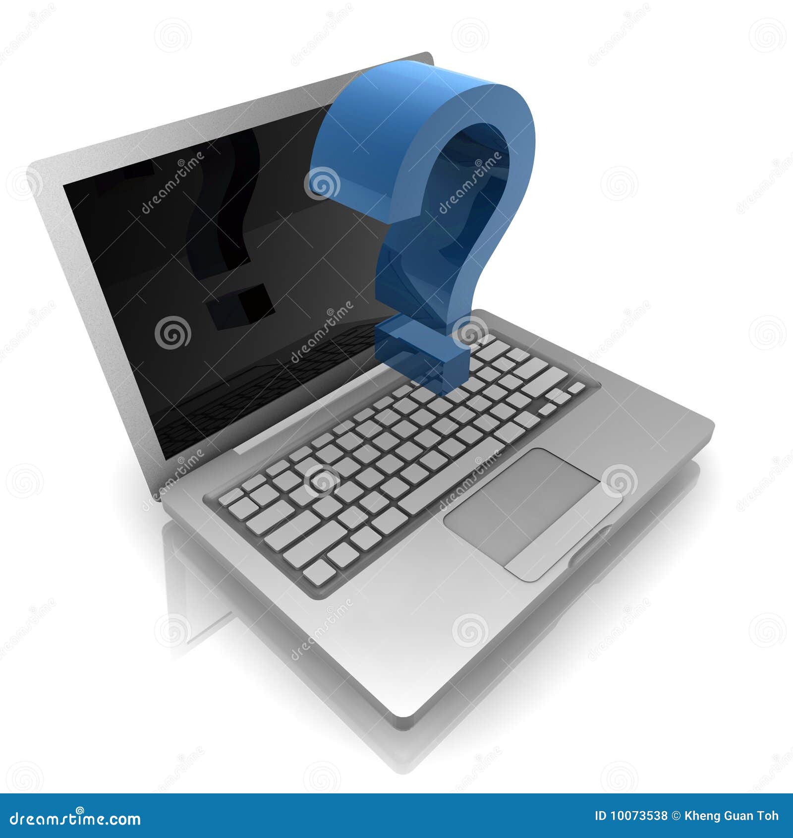 Computer online help stock illustration. Illustration of internet ...