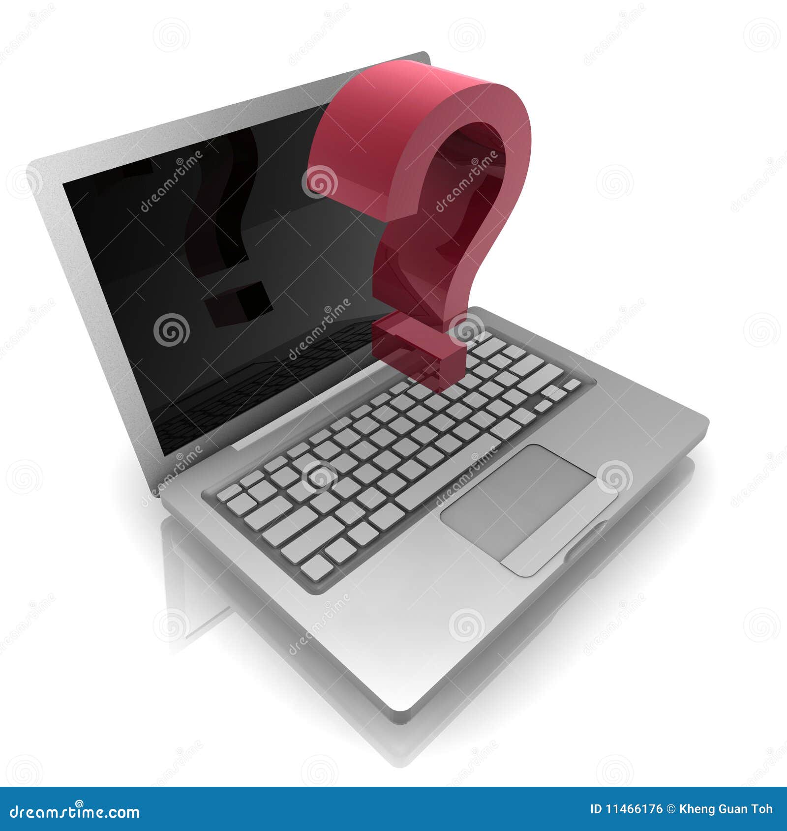 Computer online help stock illustration. Illustration of keyboard ...