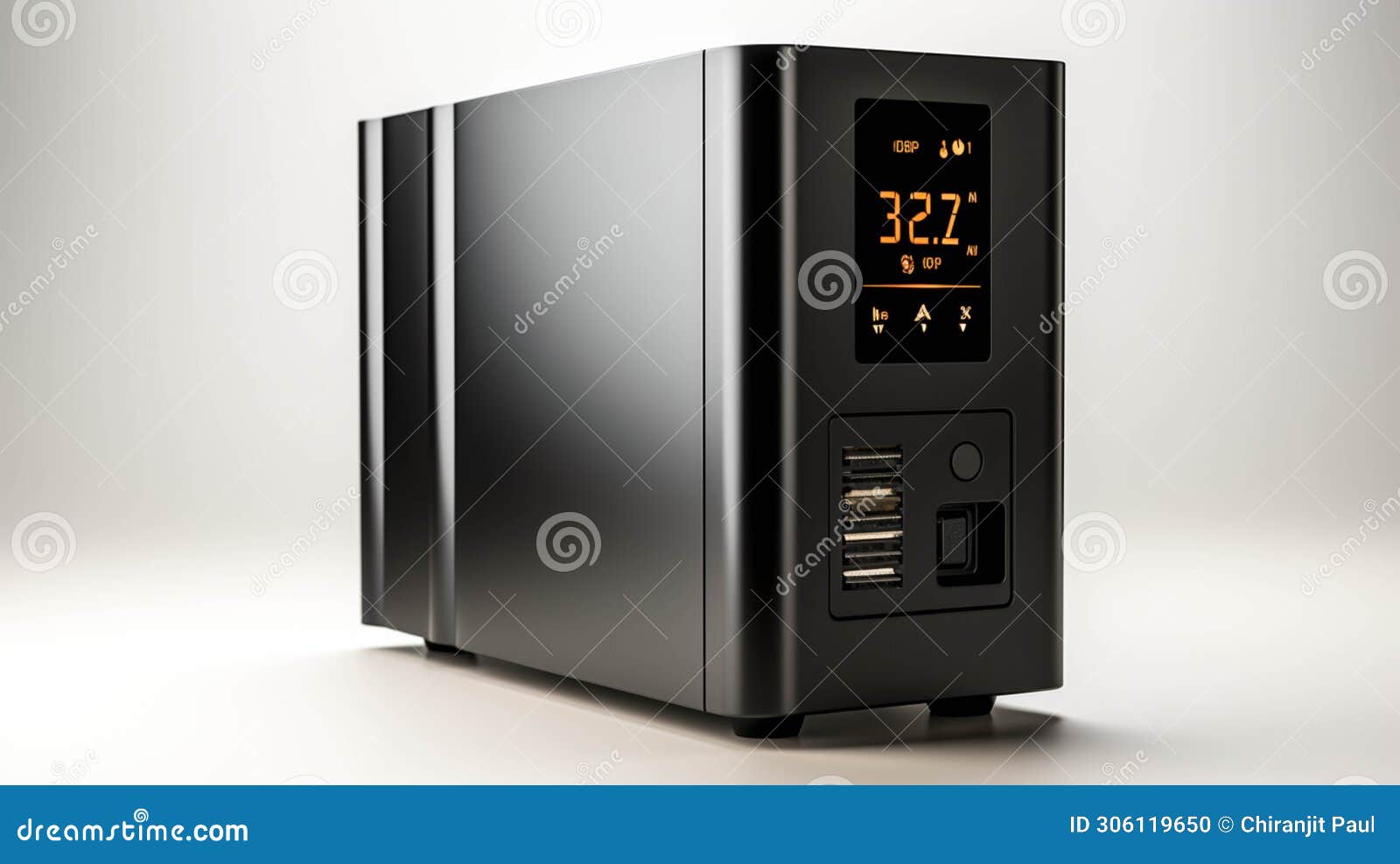 Computer Online UPS Isolated on White Background Stock Photo - Image of ...