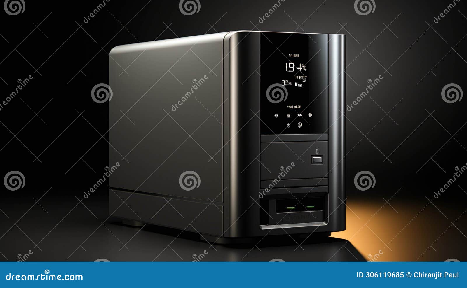 Computer Online UPS Isolated on White Background Stock Image - Image of ...
