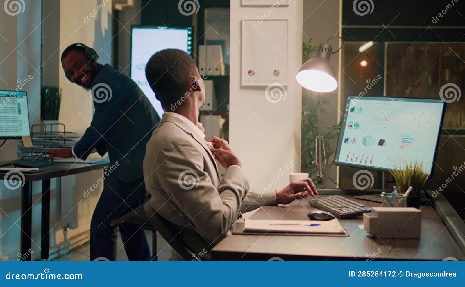 Computer Operator Fed Up with Coworker Stock Footage - Video of career ...