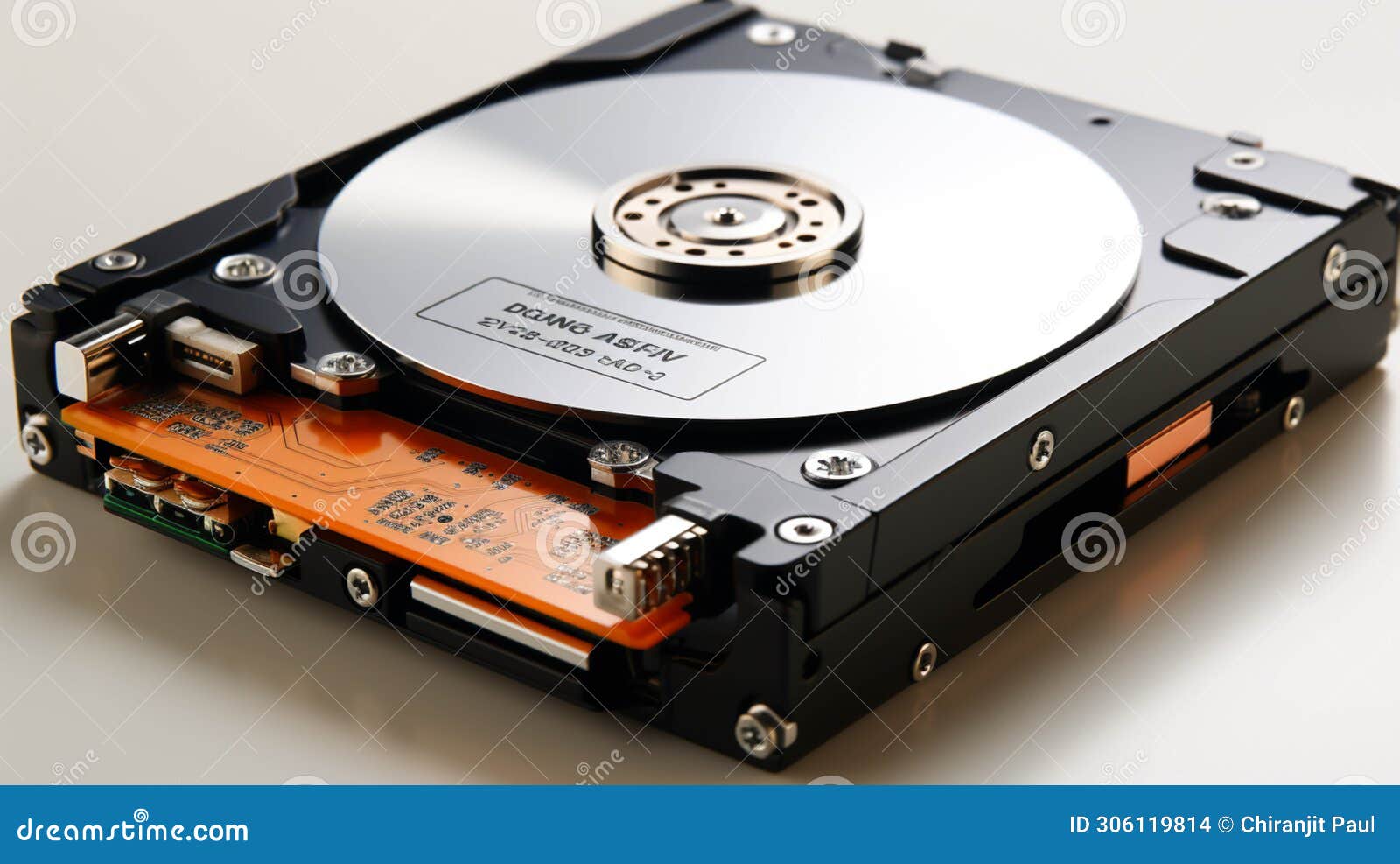 Computer Optical Disk Drive Isolated on White Background Stock Photo ...