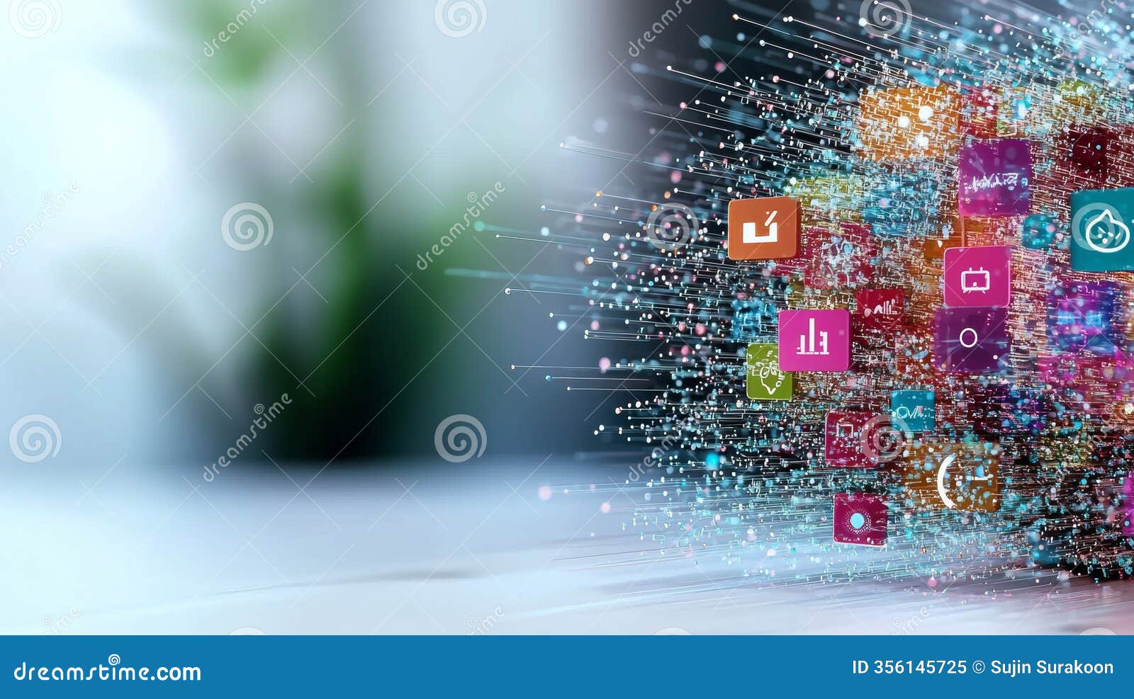 A Computer Overflowing with Icons and Symbols: Exploring the Digital ...