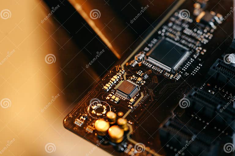 Computer Part Circuit Board Close Up Photo Stock Photo - Image of ... Computer Part Circuit Board Close Up Photo Stock Photo - Image of ...