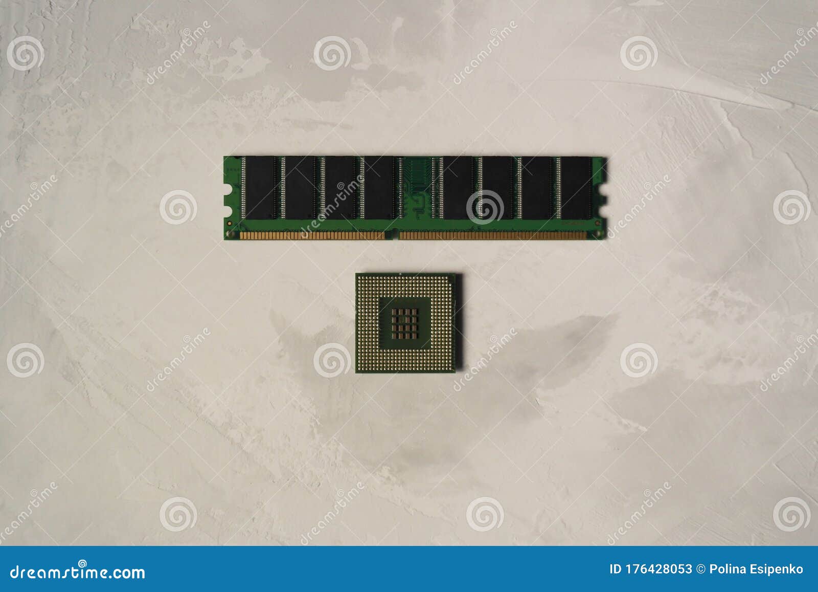 Computer Part on a Gray Background Stock Image - Image of programming ...