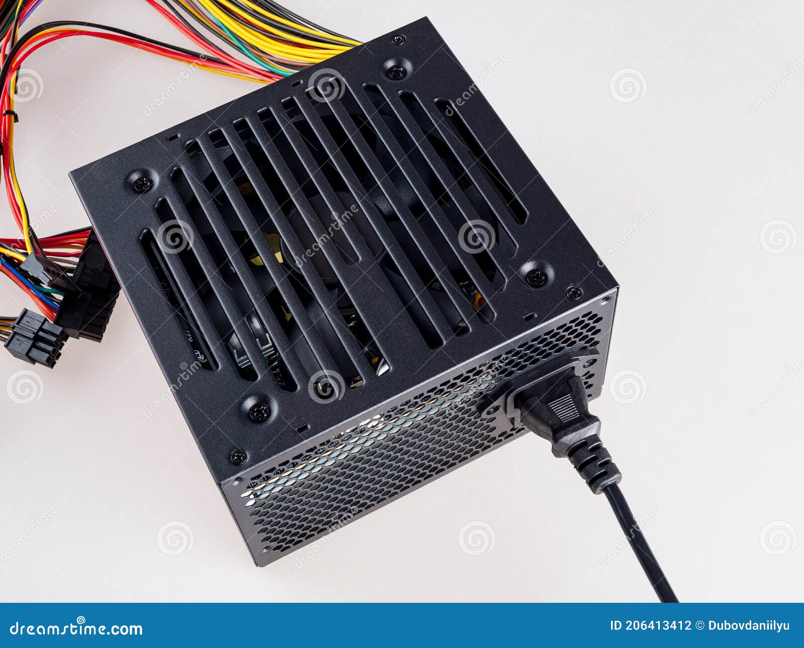 Computer Part for System Unit Assembly, Power Supply for Computer Close ...