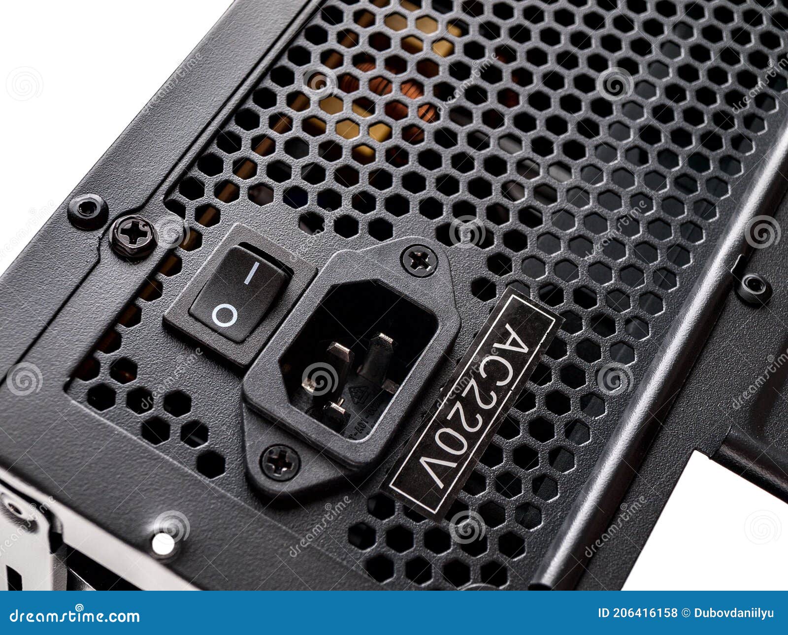 Computer Part for System Unit Assembly, Power Supply for Computer Close ...