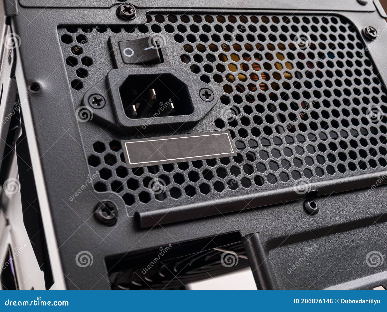 Computer Part for System Unit Assembly, Power Supply for Computer Close ...