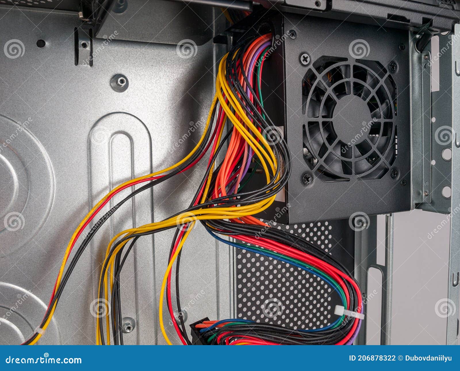 Computer Part for System Unit Assembly, Power Supply for Computer Close ...