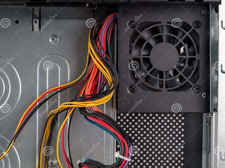 Computer Part for System Unit Assembly, Power Supply for Computer Close ...
