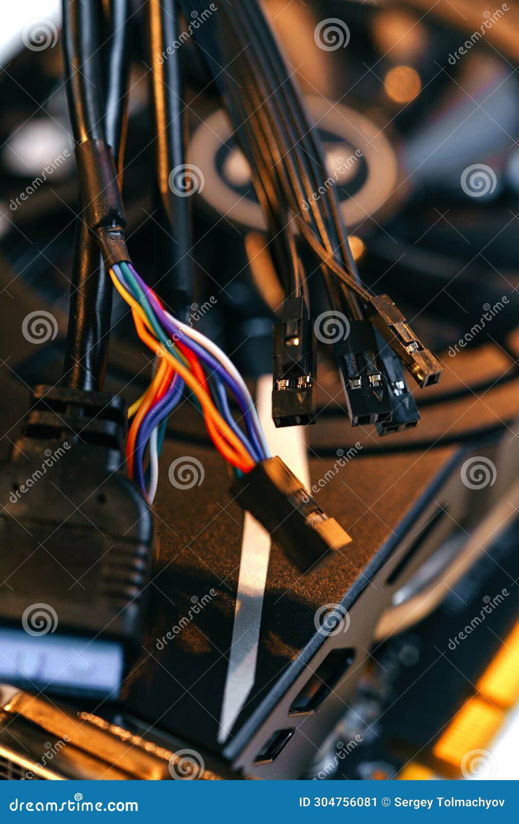 Computer Parts Close Up Photo Abstract Background Stock Image - Image ...
