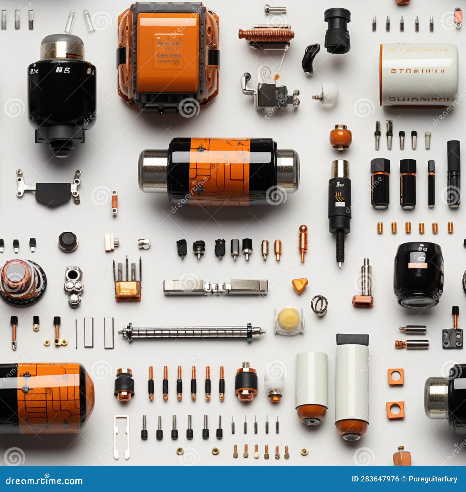 Computer Parts Layout stock illustration. Illustration of chip - 283647976