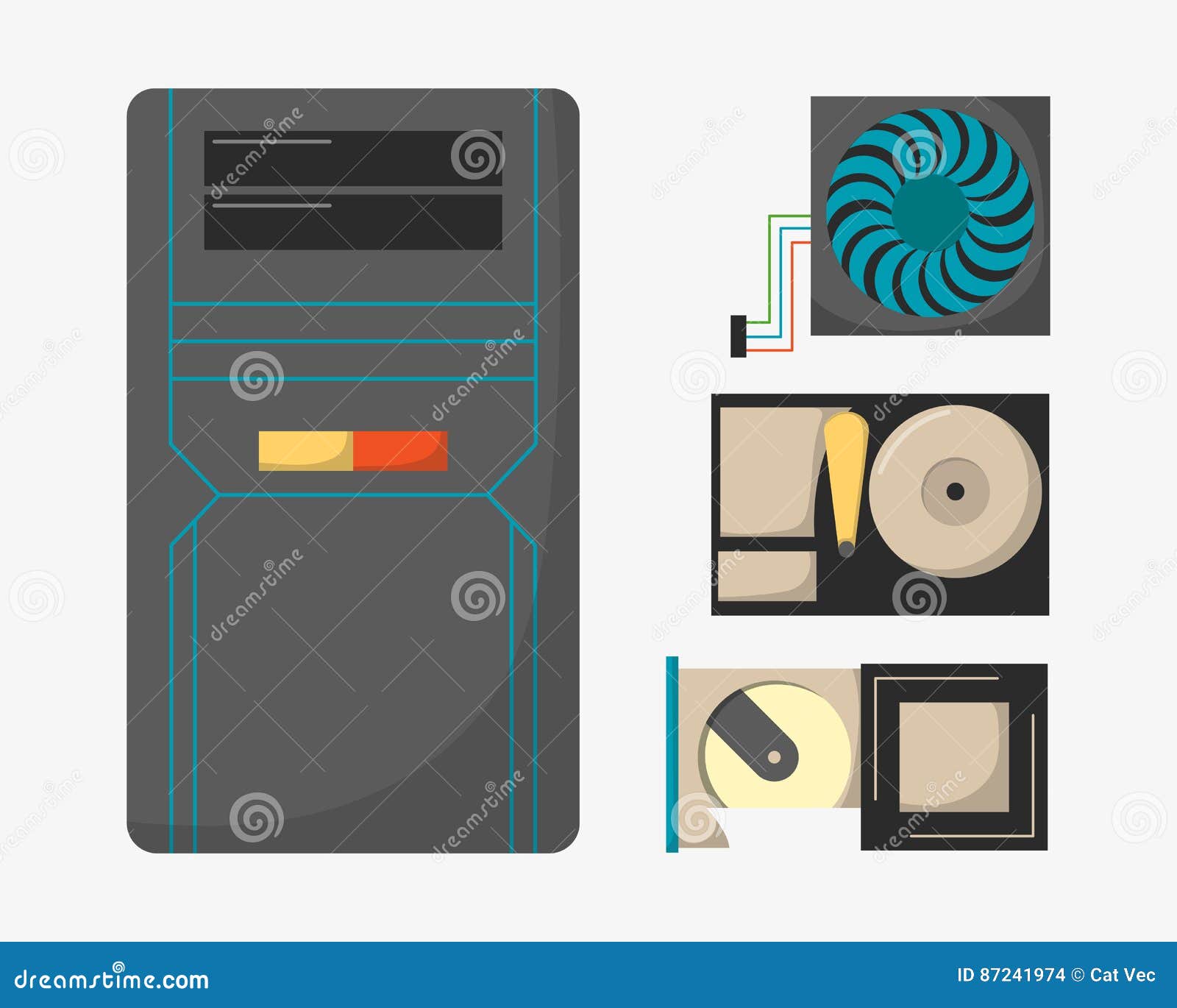 Computer Parts Network Component Accessories Various Electronics ...