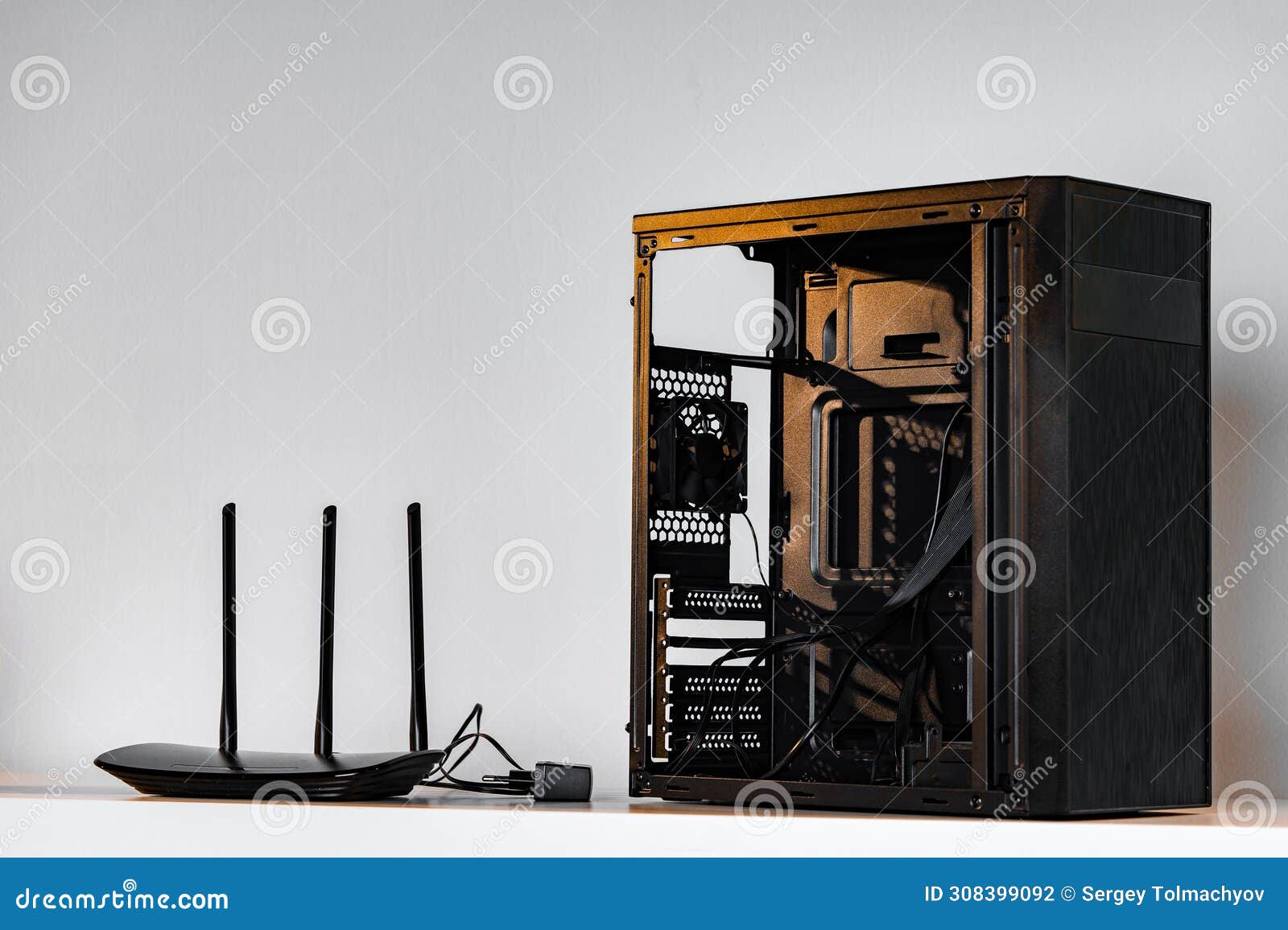 Computer Parts of Processing Unit Close Up Stock Photo - Image of ...