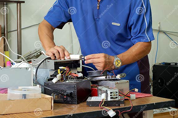 Computer parts test stock photo. Image of information - 21276276