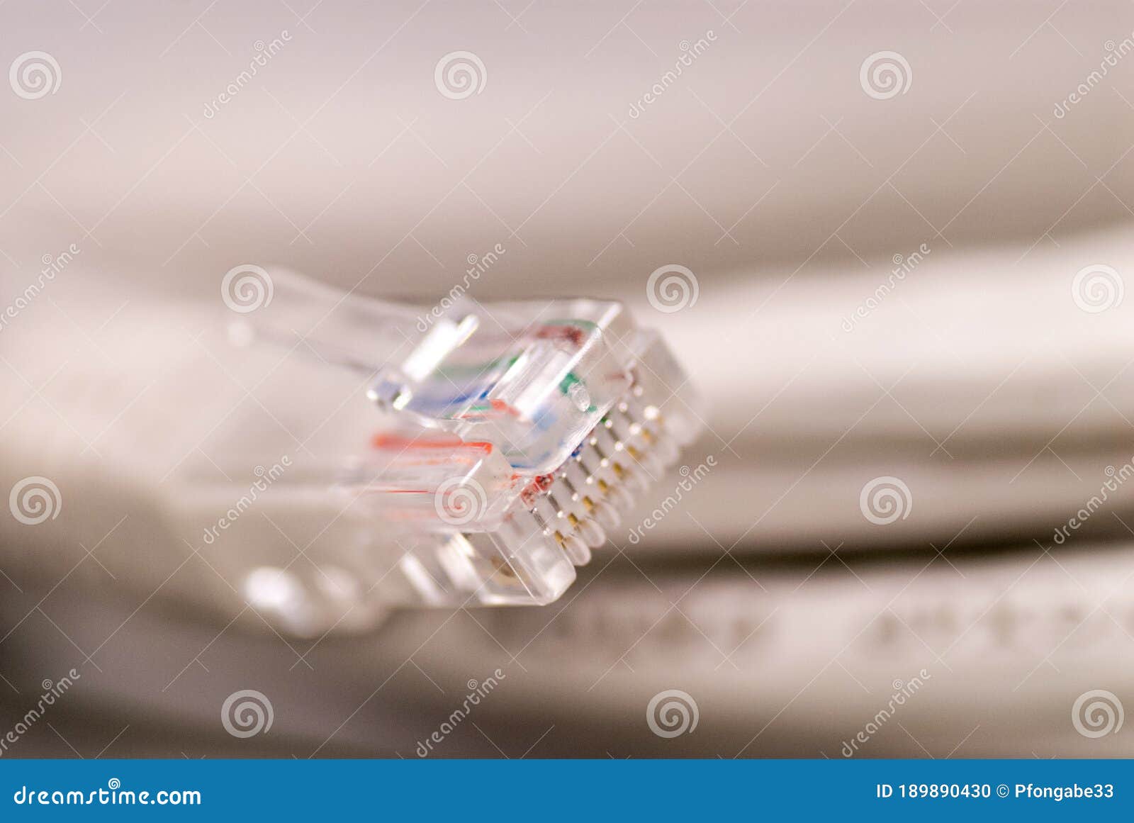 Computer patch cord stock photo. Image of computer, link - 189890430