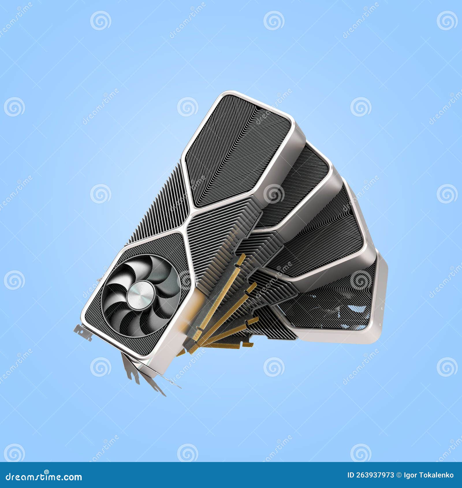 PC Gaming Components Cartoon Vector | CartoonDealer.com #200395257