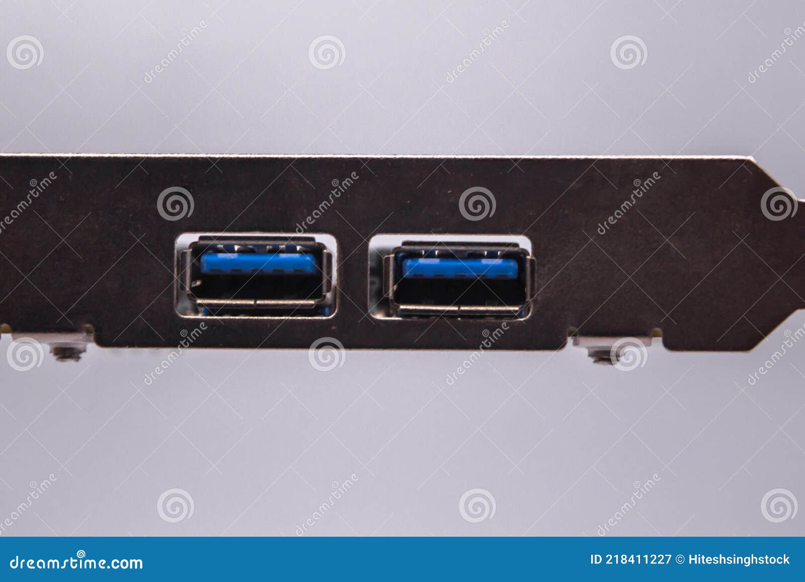 Computer PCI-E To USB 3.0 Expasion Card On White Background. PCI ...