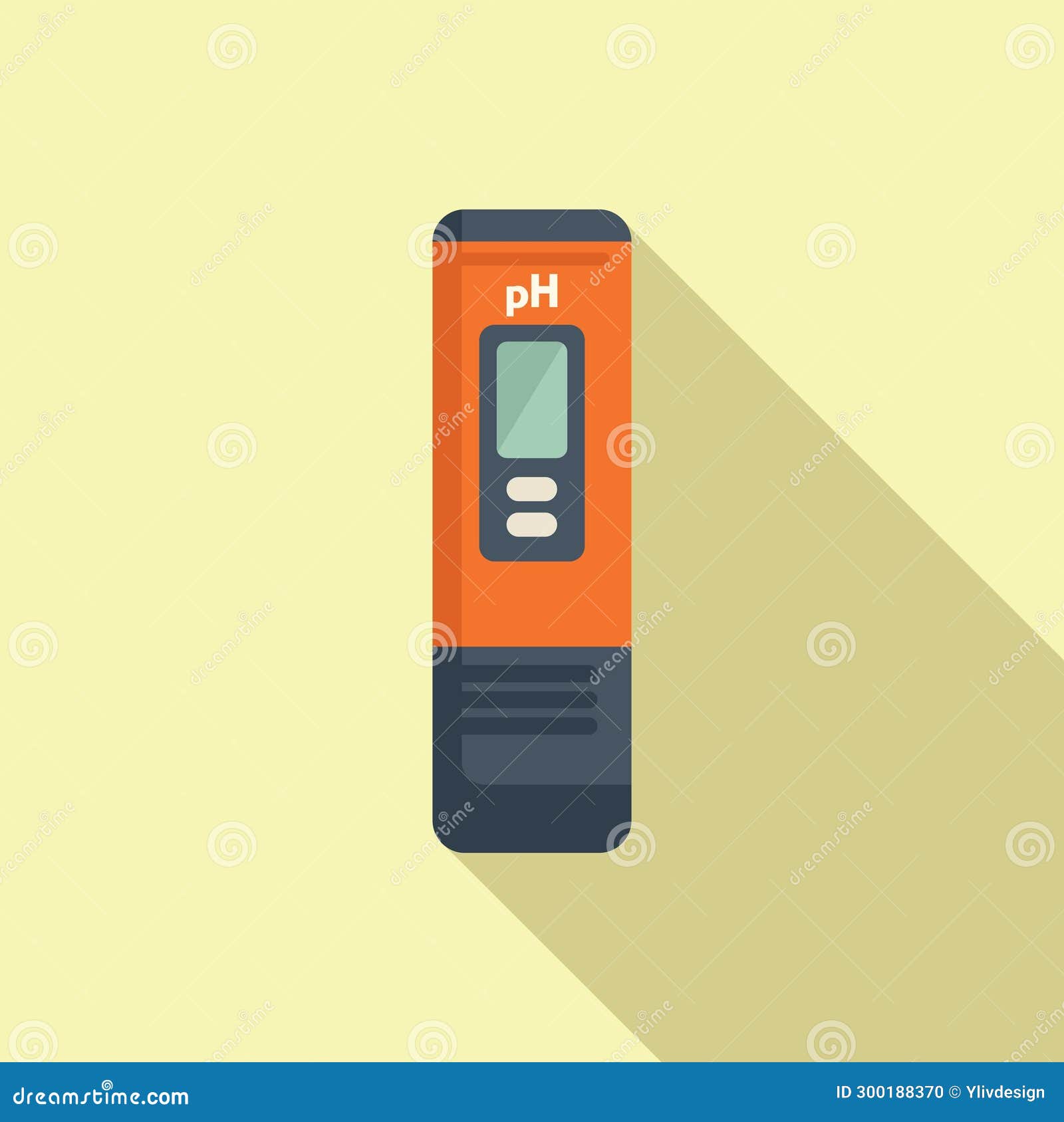 Computer Ph Meter Icon Flat Vector. Soil Measure Stock Illustration ...