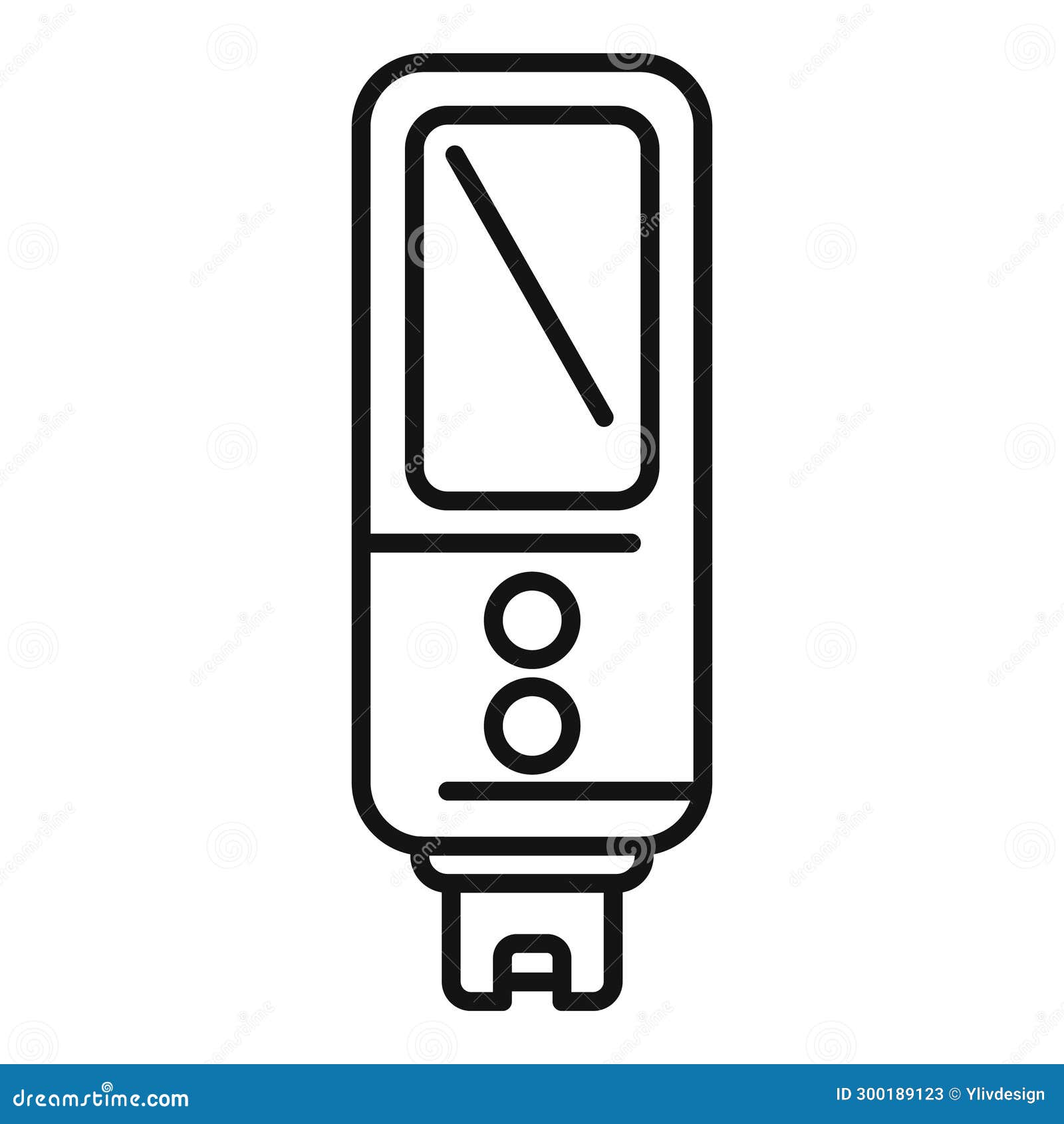 Computer Ph Meter Icon Outline Vector. Sensor Device Stock Vector ...