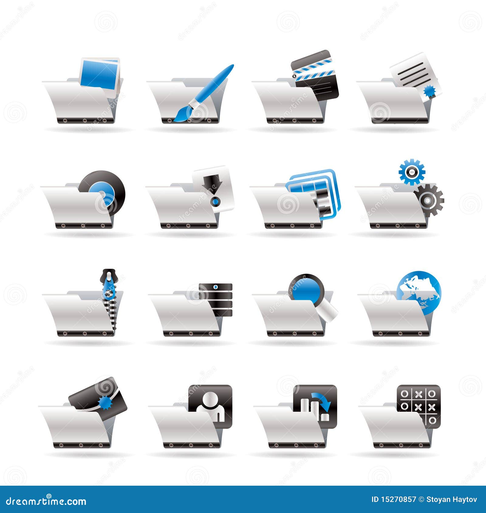 Computer and Phone Icons stock vector. Illustration of chart - 15270857