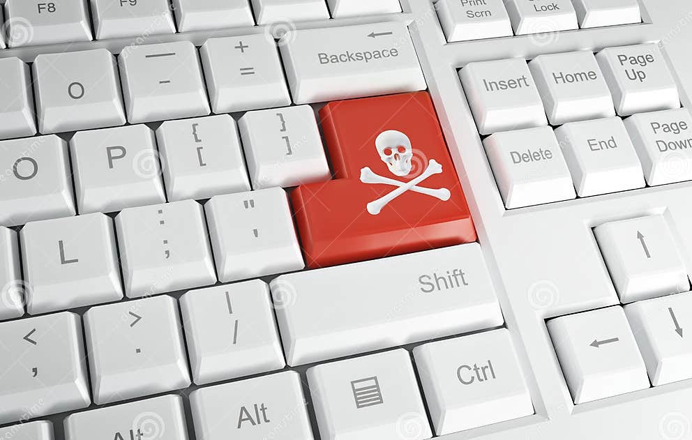 Computer piracy stock illustration. Illustration of computer - 11507389