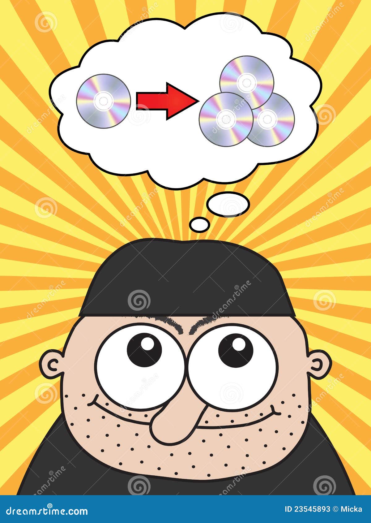 Computer Piracy stock vector. Illustration of copyright - 23545893